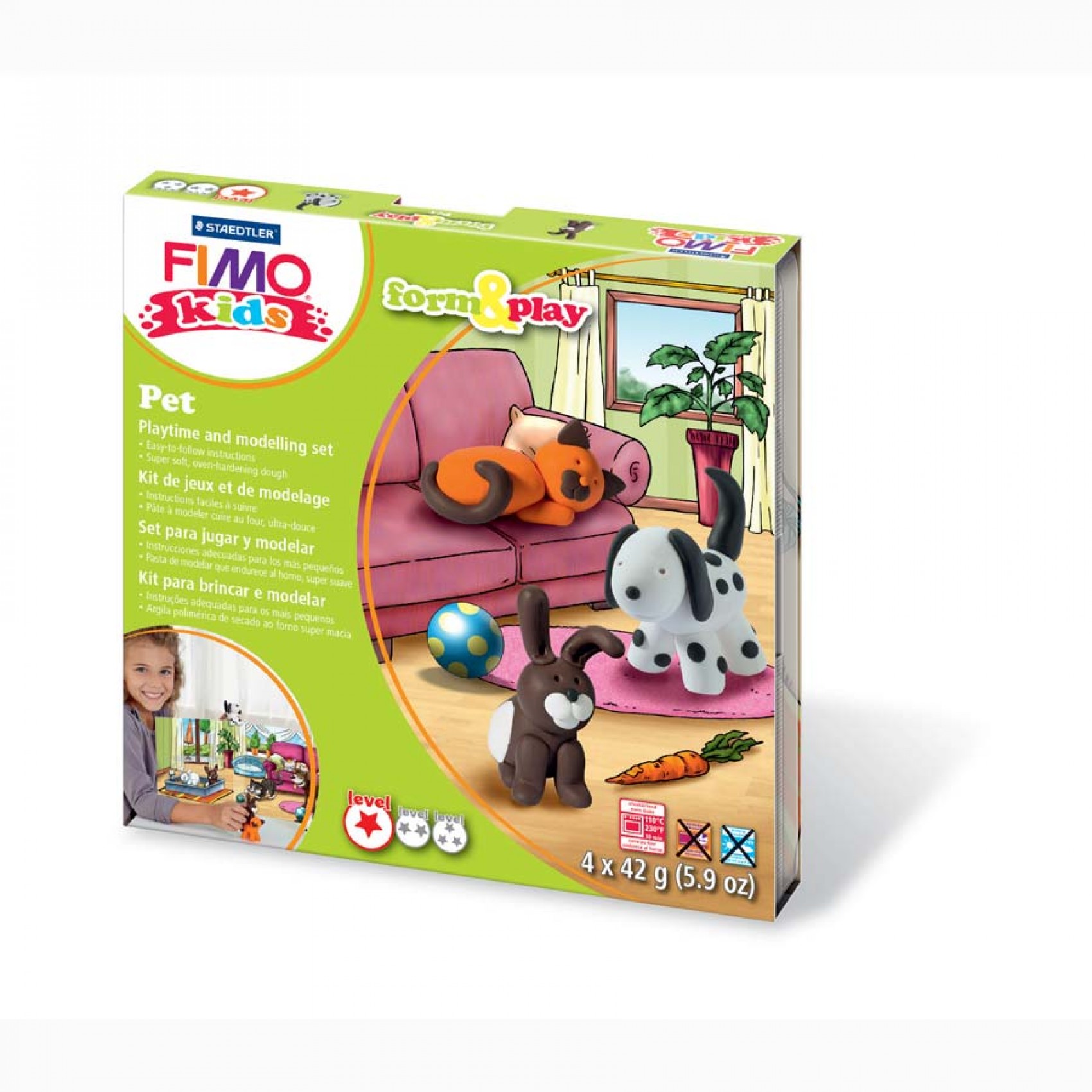 Pâte Fimo animaux de compagnie - Staedtler | Jeujouethique.com