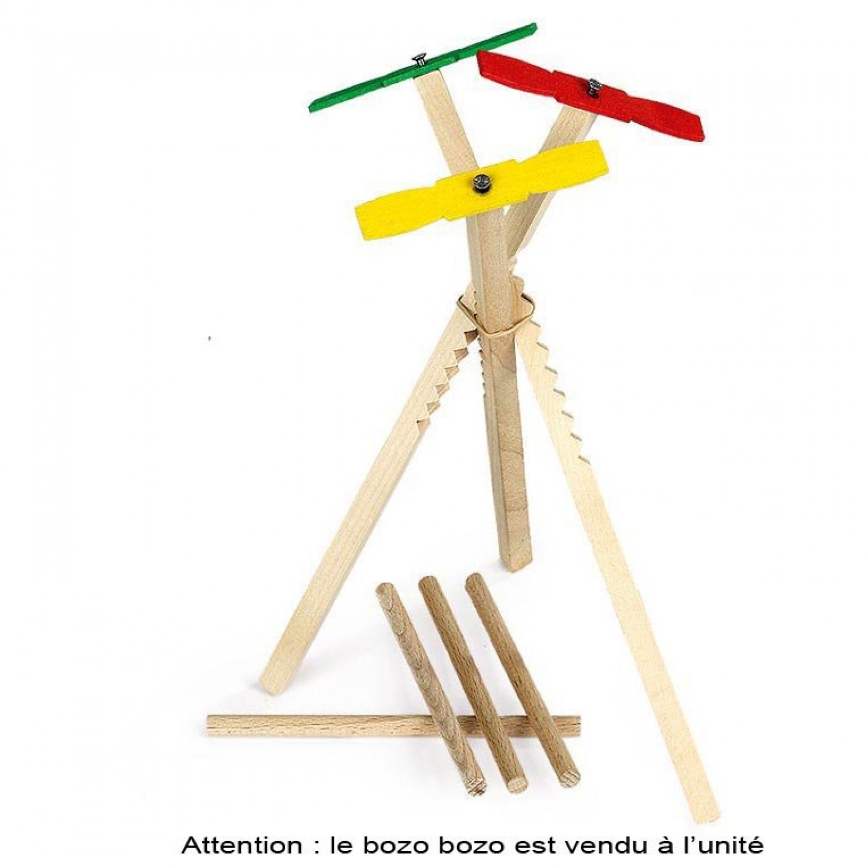 Bozo Bozo en bois - Artisan du Jura | Jeujouethique.com