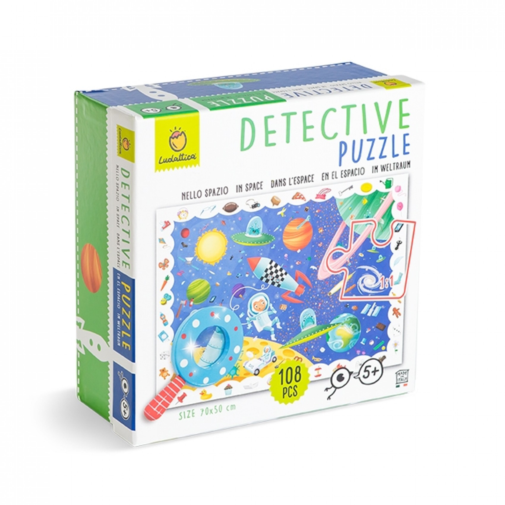 Detective Puzzle - Dans l'espace - Ludattica | Jeujouethique.com