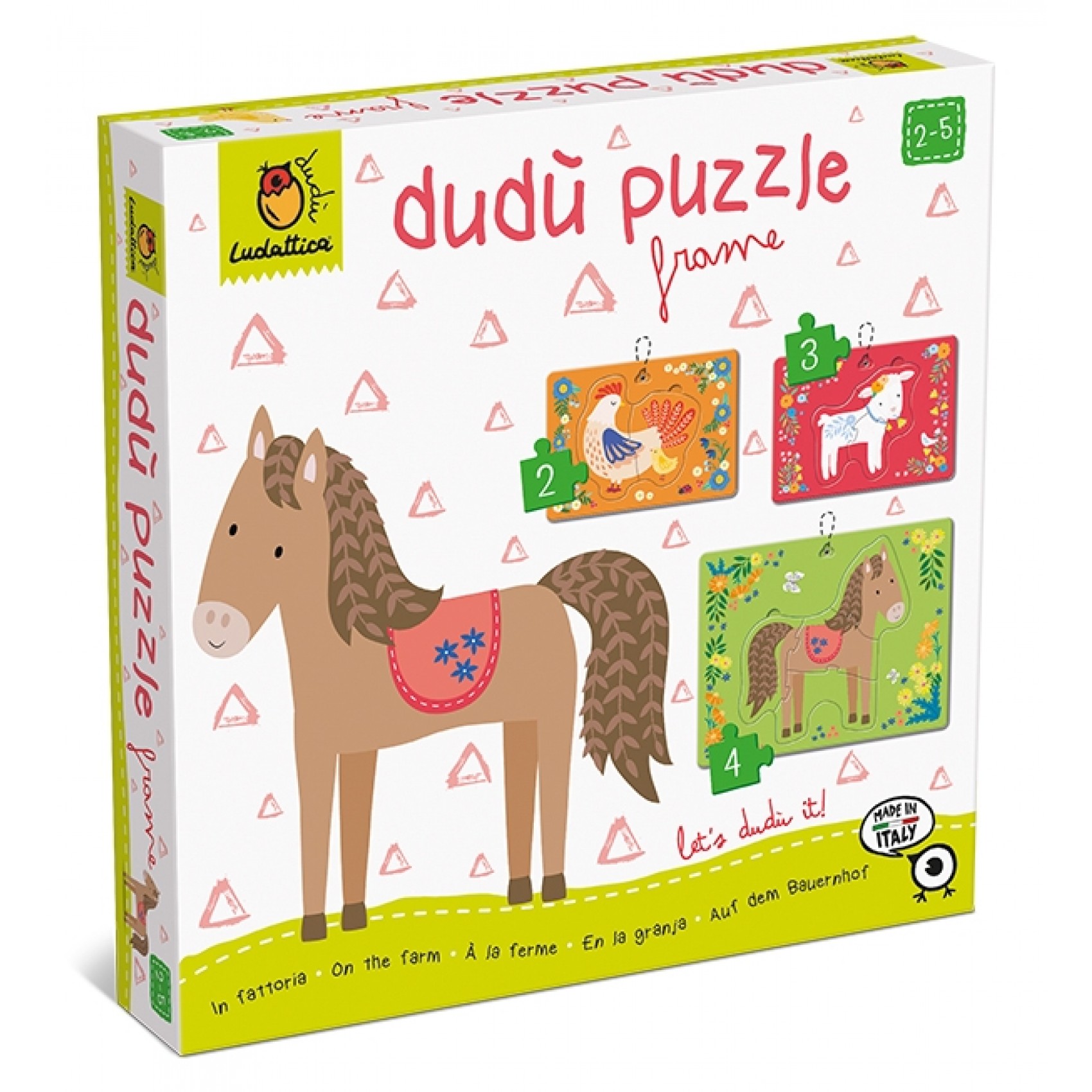 Puzzle À la ferme - 2 ans - Ludattica | Jeujouethique.com
