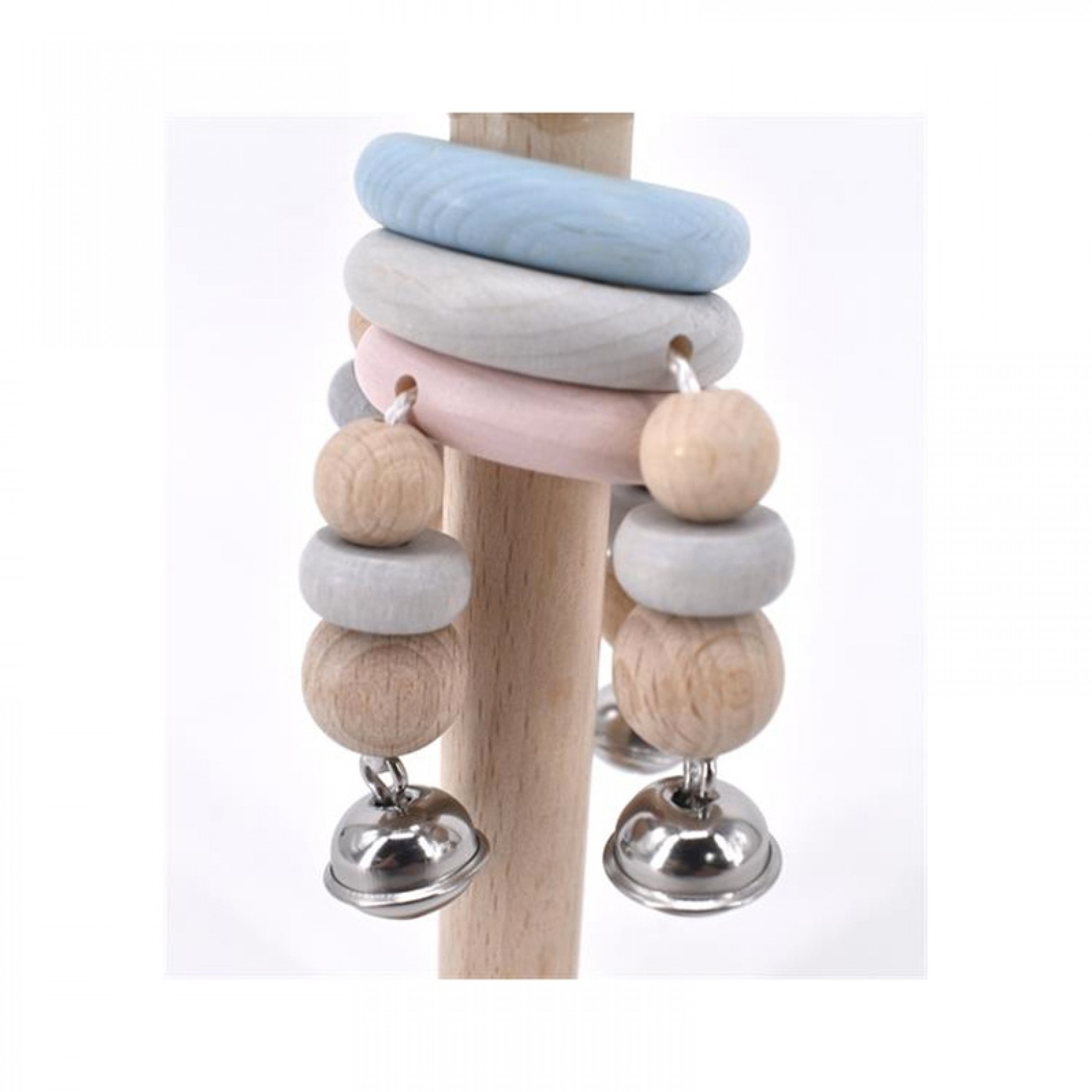 Hochet musical en bois avec clochettes - Fabricant Allemand ...