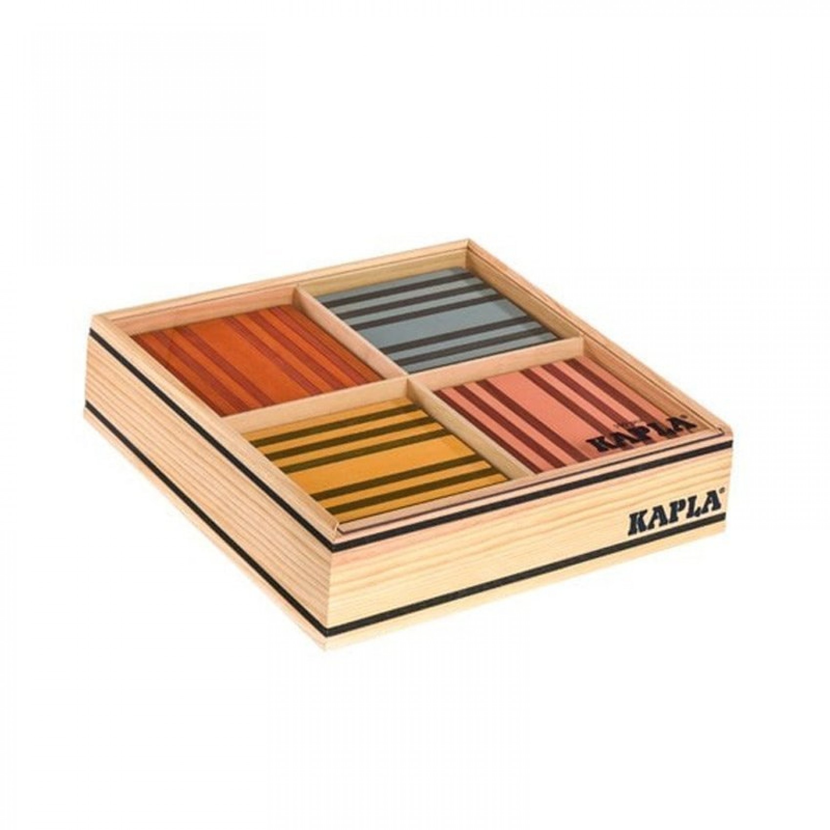 Kapla octocolor 100 planchettes colorées - KAPLA | Jeujouethique.com