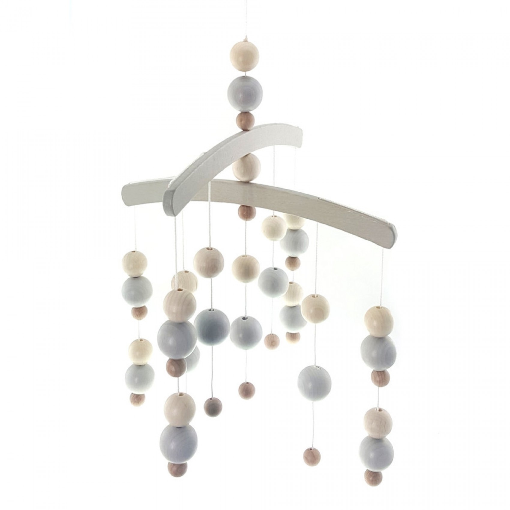 Mobile avec perles en bois - Gris Nature - Fabricant Allemand ...