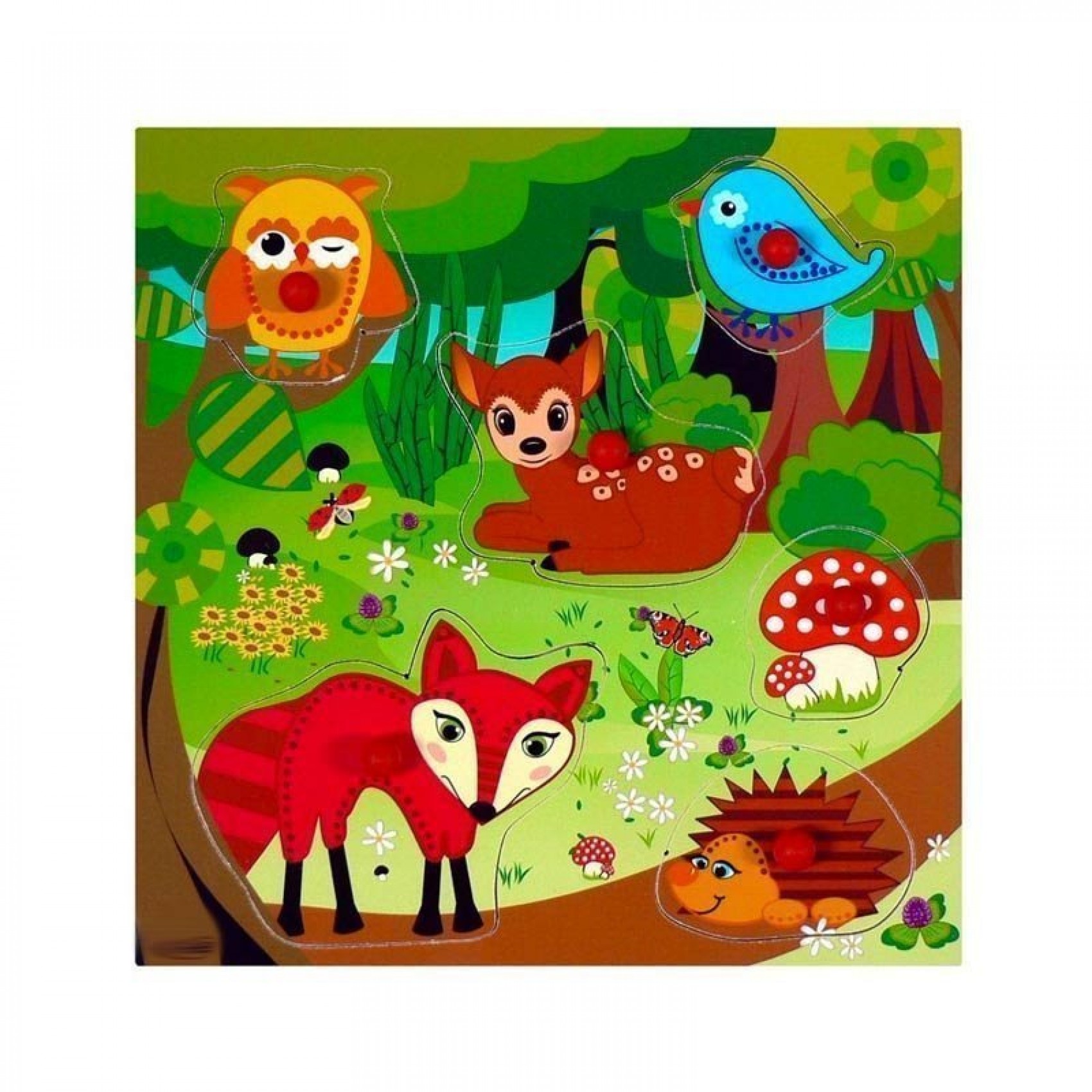 Puzzle premier âge Animaux de la Forêt - Fabricant Allemand ...