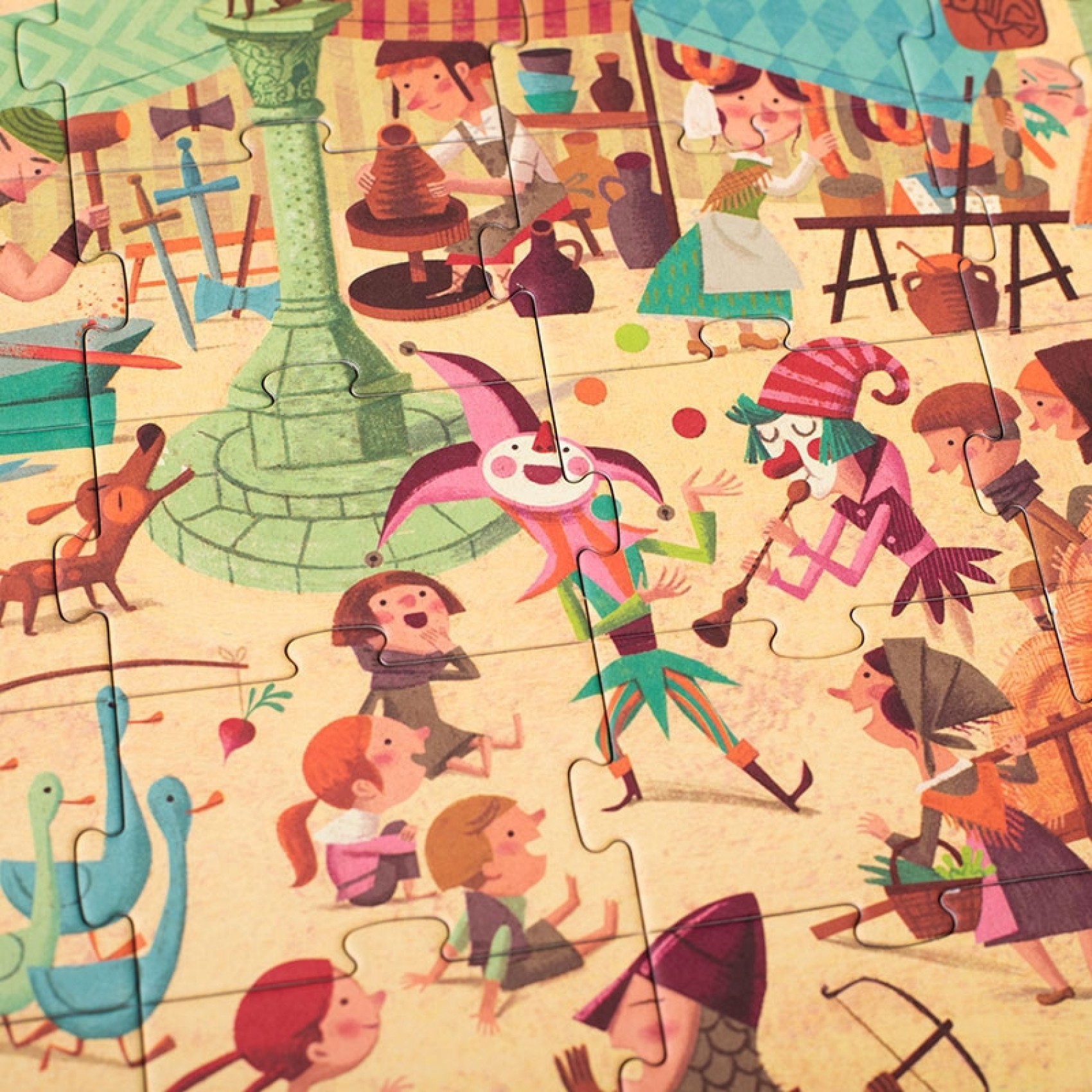 Puzzle médiéval - 100 pièces Londji | Jeujouethique.com