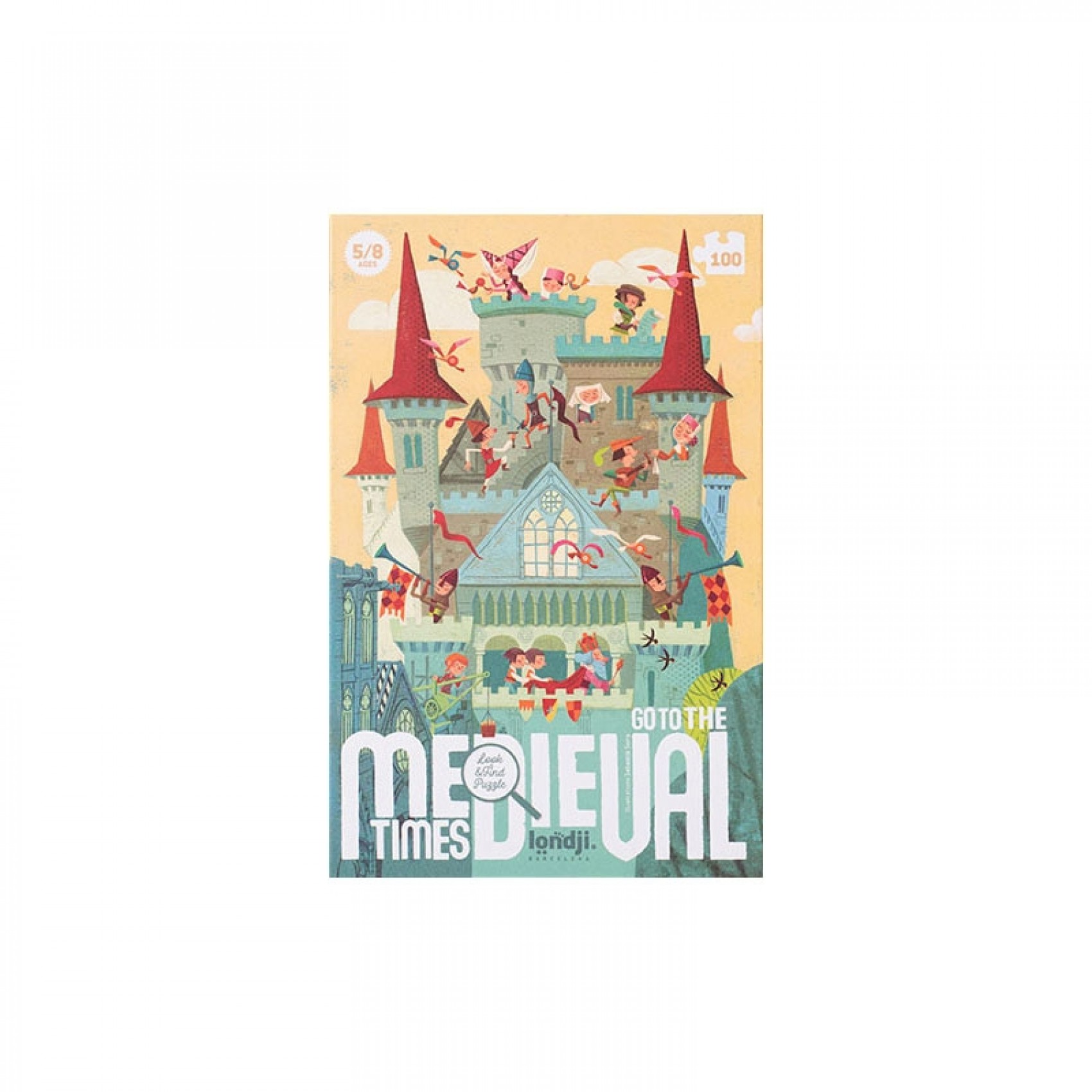 Puzzle médiéval - 100 pièces Londji | Jeujouethique.com