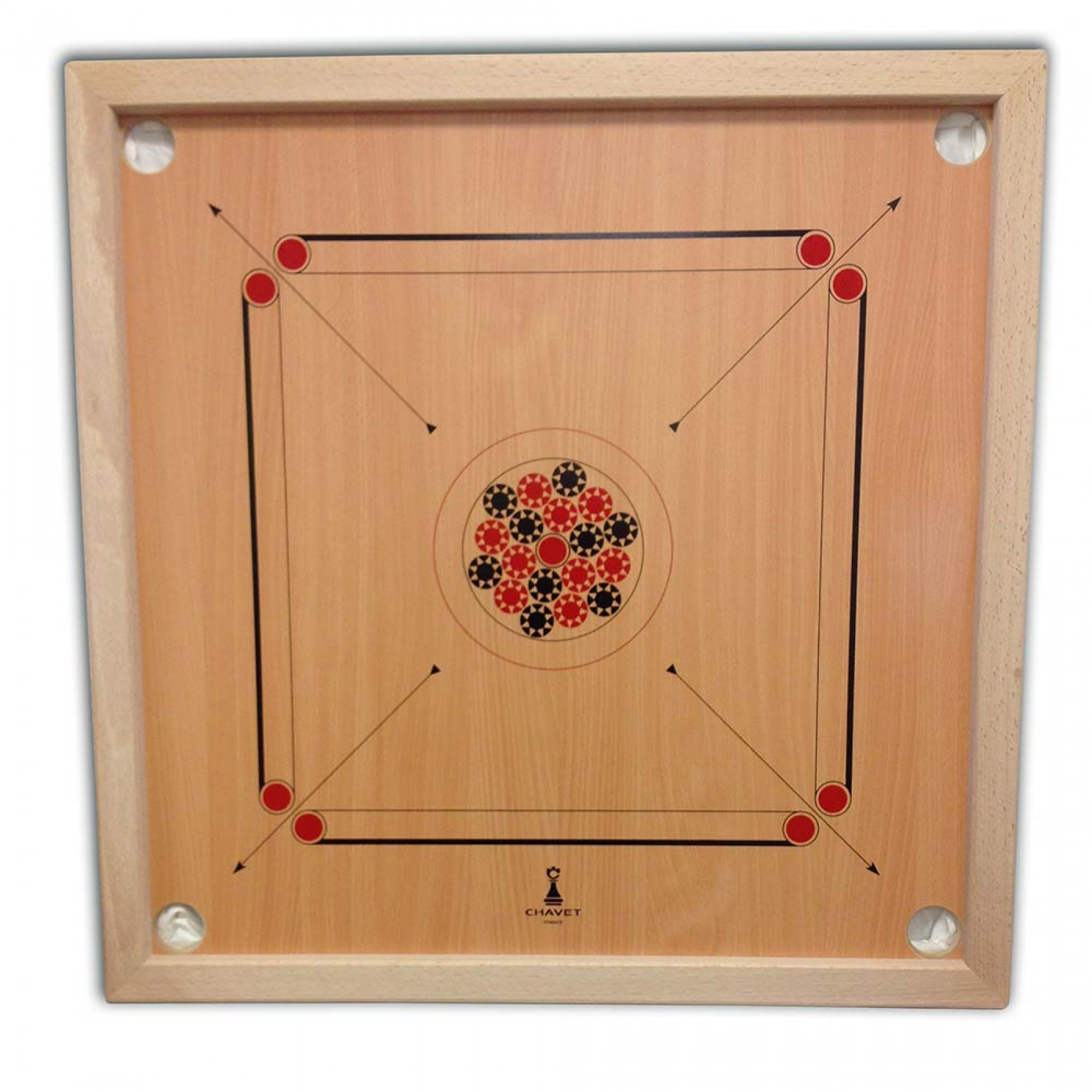 Carrom traditionnel - Artisan du Jura | Jeujouethique.com