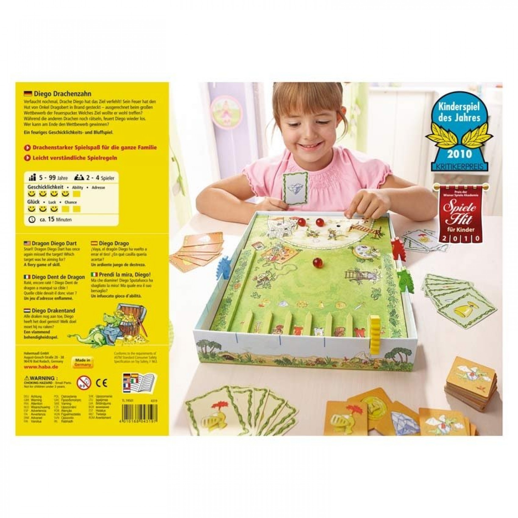 Diego Dent de dragon - jeu d'adresse et de bluff - Haba | Jeujouethique.com