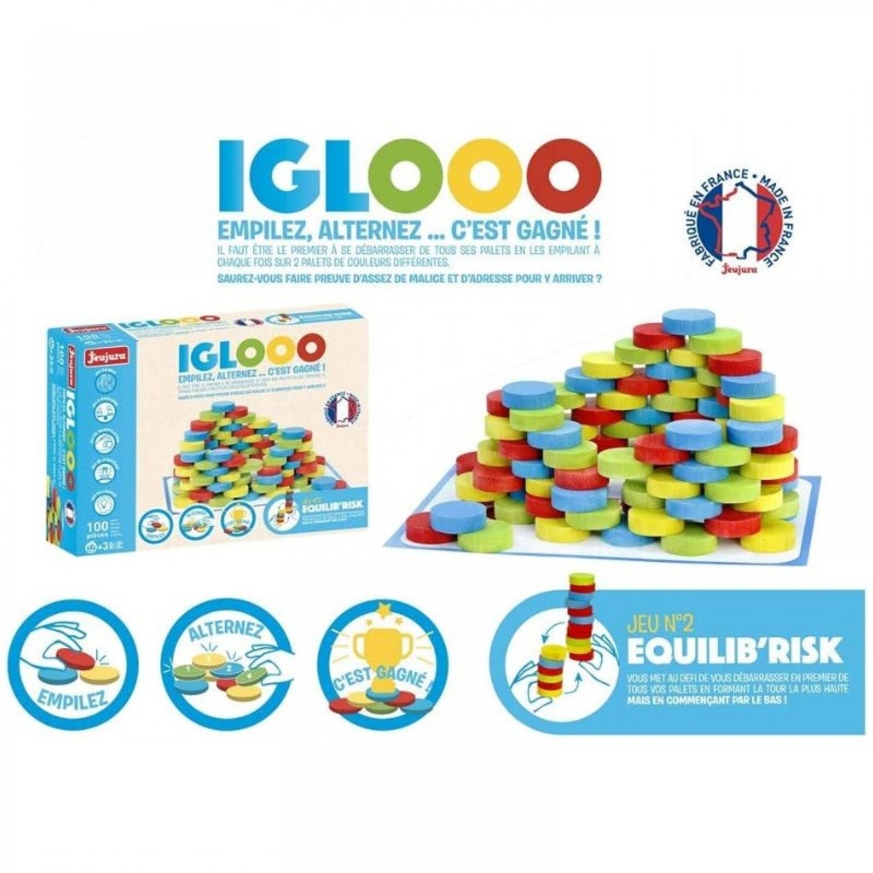 Iglooo, jeu d'adresse et logique - Jeujura | Jeujouethique.com