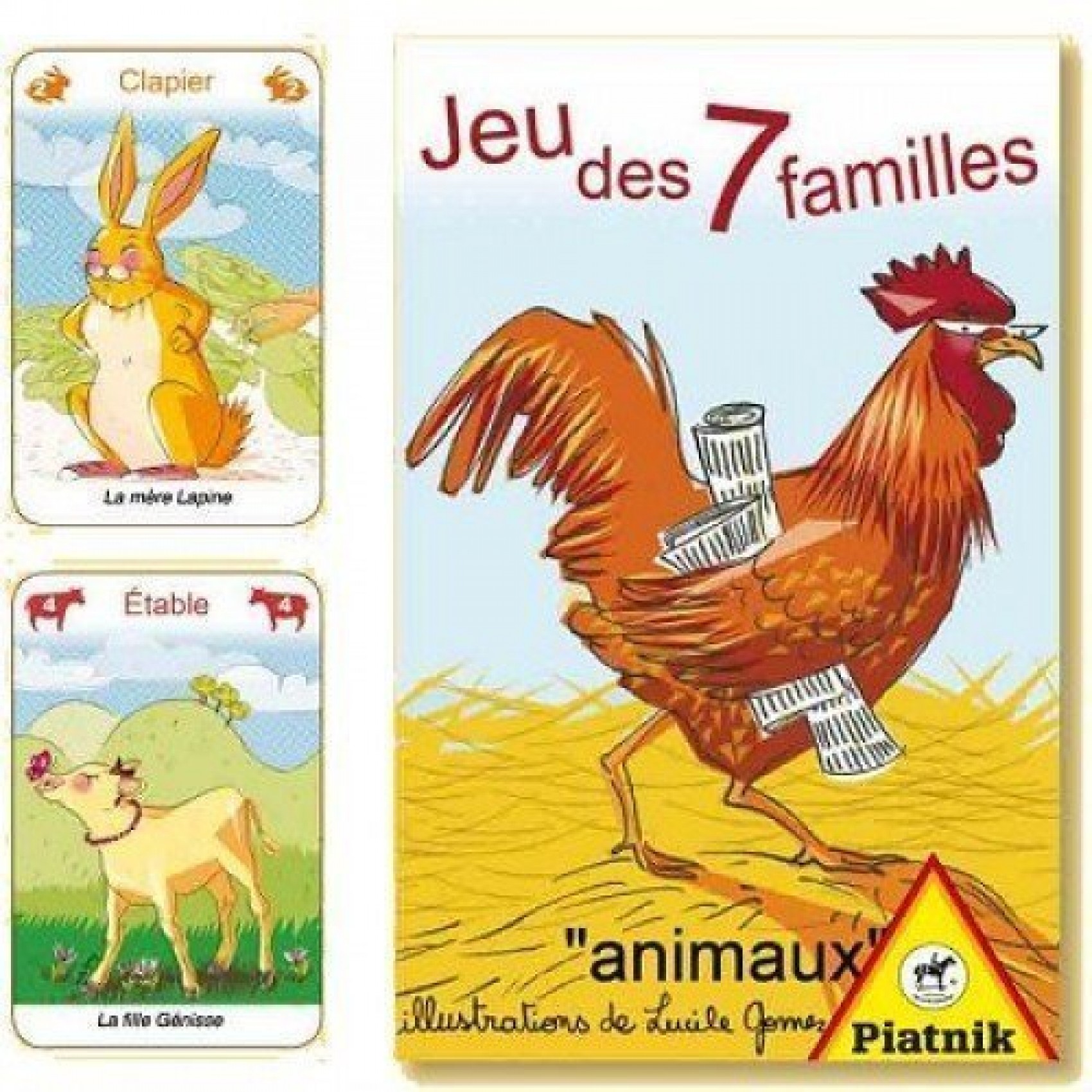 Jeu de 7 familles Animaux