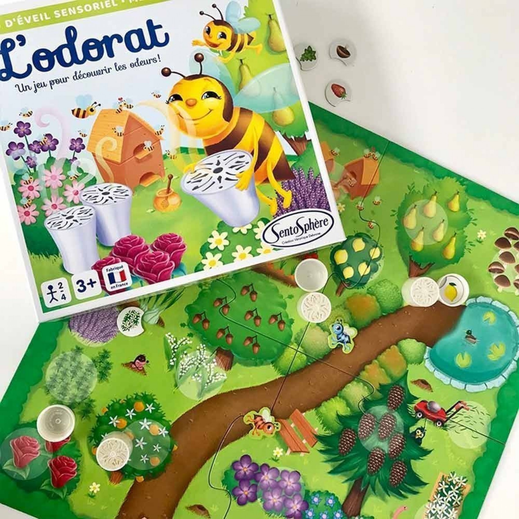 L'Odorat - Jeu d'éveil sensoriel - Sentosphère | Jeujouethique.com