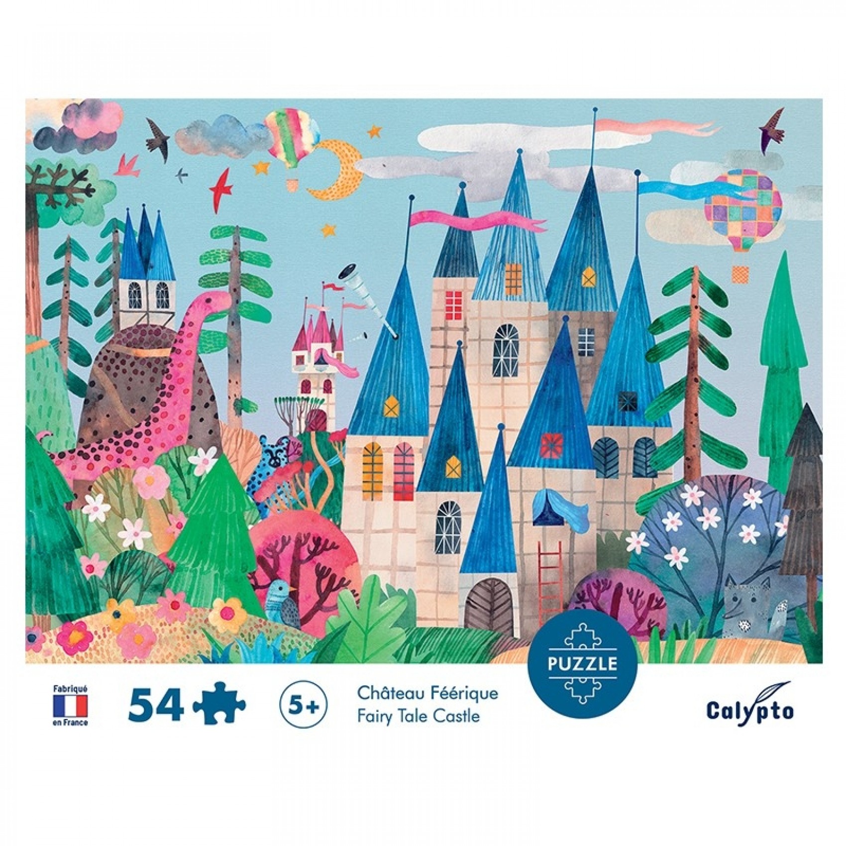Puzzle 54 pcs Sentosphère Château | Jeujouethique.com