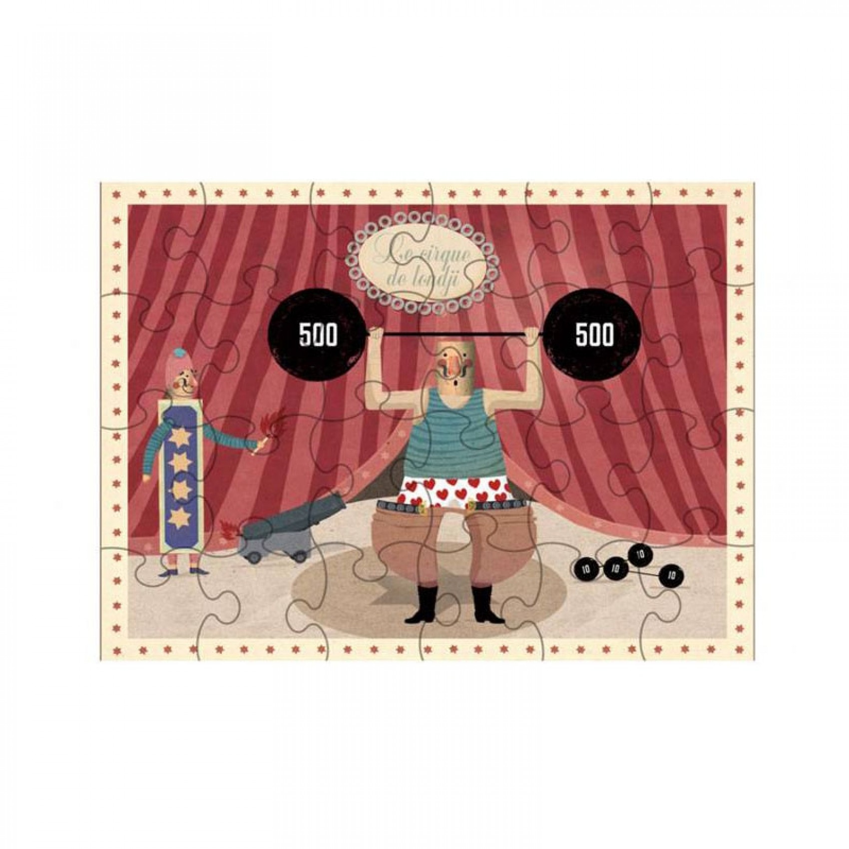 Puzzle L'incroyable homme musclé 24 pièces Londji | Jeujouethique.com