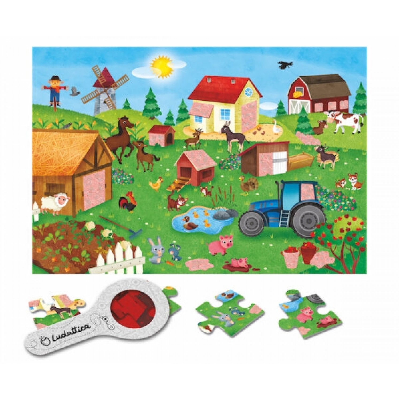 Secret Puzzle - La ferme - Ludattica | Jeujouethique.com